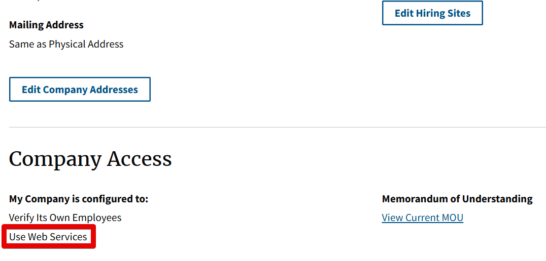 Setting up and using the E-Verify integration